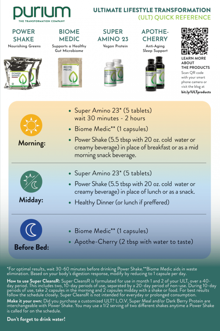 Ultimate Lifestyle Transformation Schedule